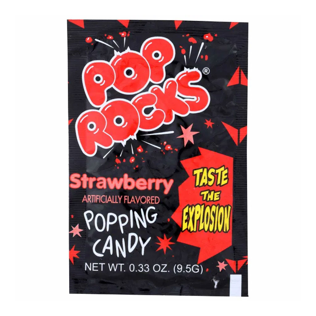 Pop Rocks - Strawberry (.33oz) – Uncle Joe's Candy